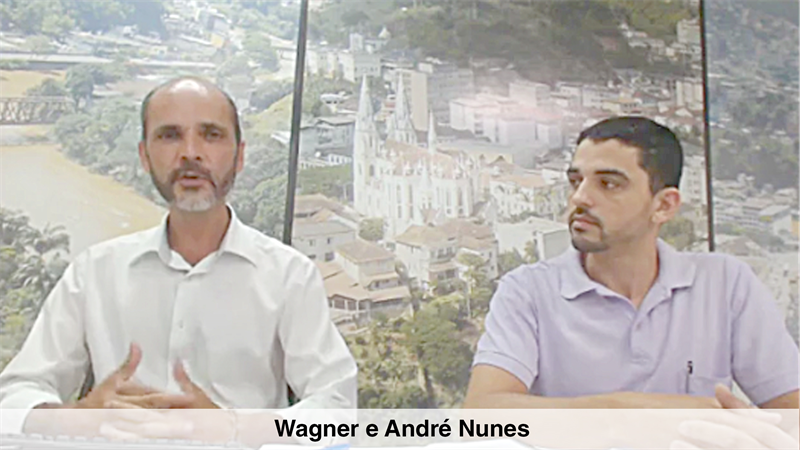 Wagner e André Nunes explicam o reajuste da passagem - Folha de Ponte Nova