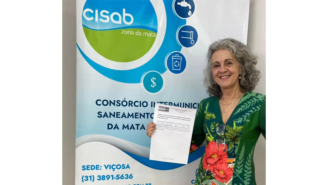 Prefeita de Lima Duarte eleita para presidir o Cisab-Zona da Mata