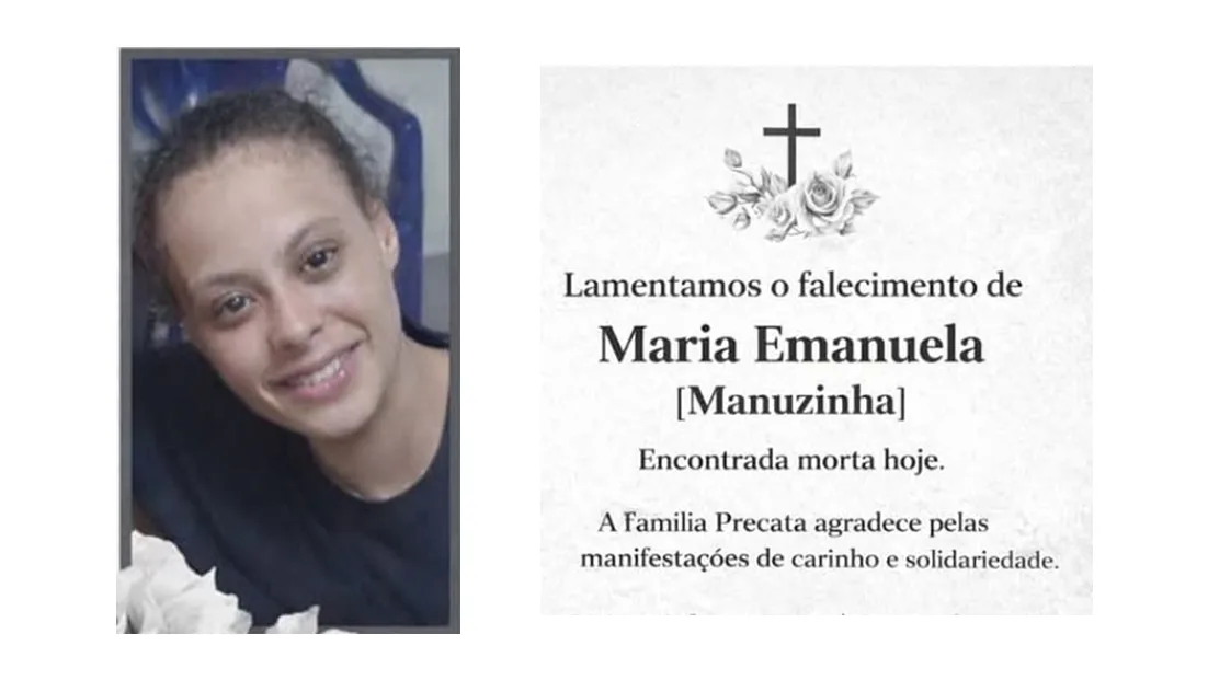 Corpo de Manu, com sinais de violência, estava em local ermo